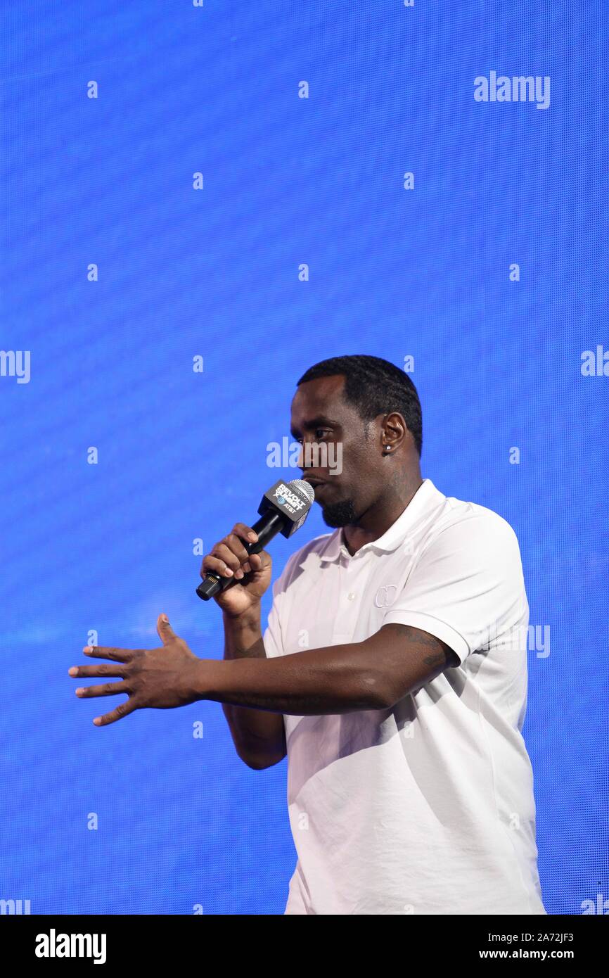 Sean Combs aka Diddy at the Revolt Summit x AT&T LA on October 25, 2019 ...