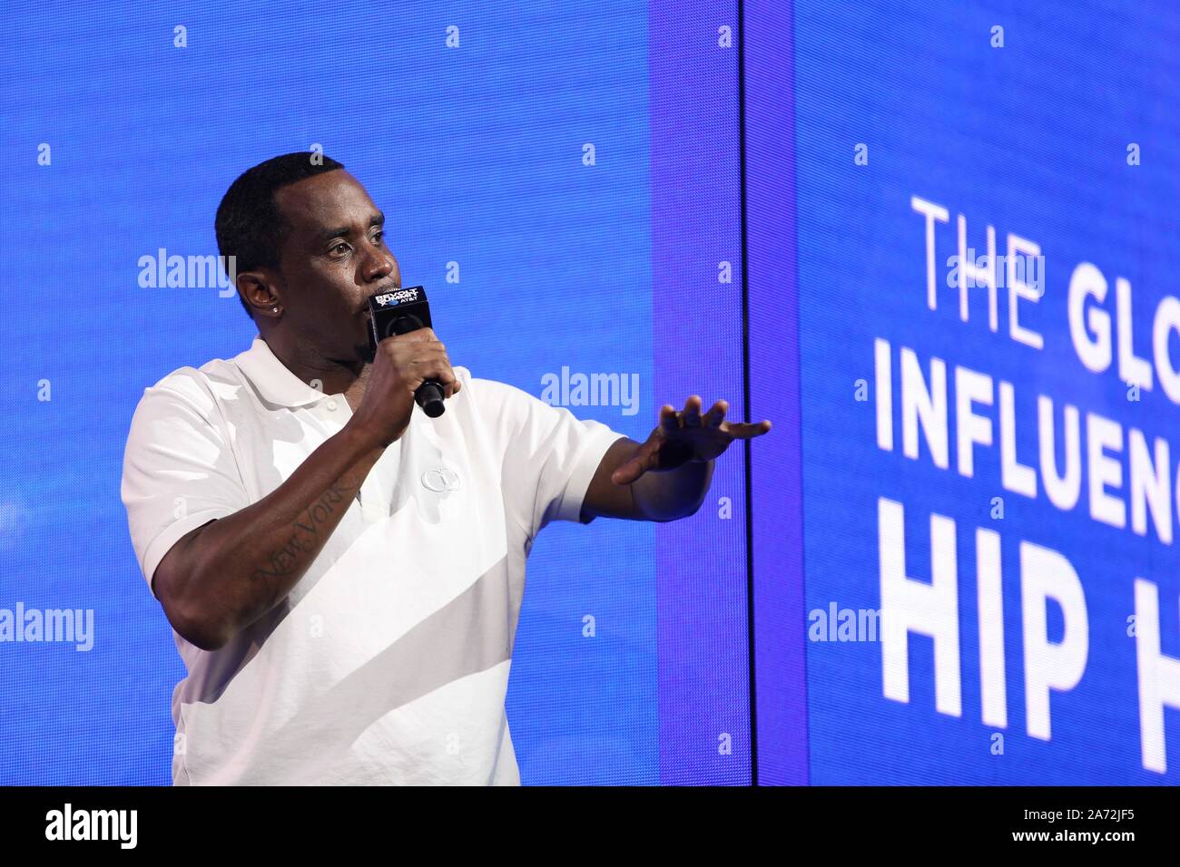 Sean Combs aka Diddy at the Revolt Summit x AT&T LA on October 25, 2019 ...