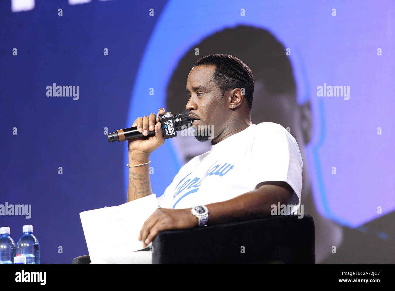 Sean Combs aka Diddy at the Revolt Summit x AT&T LA on October 25, 2019 ...