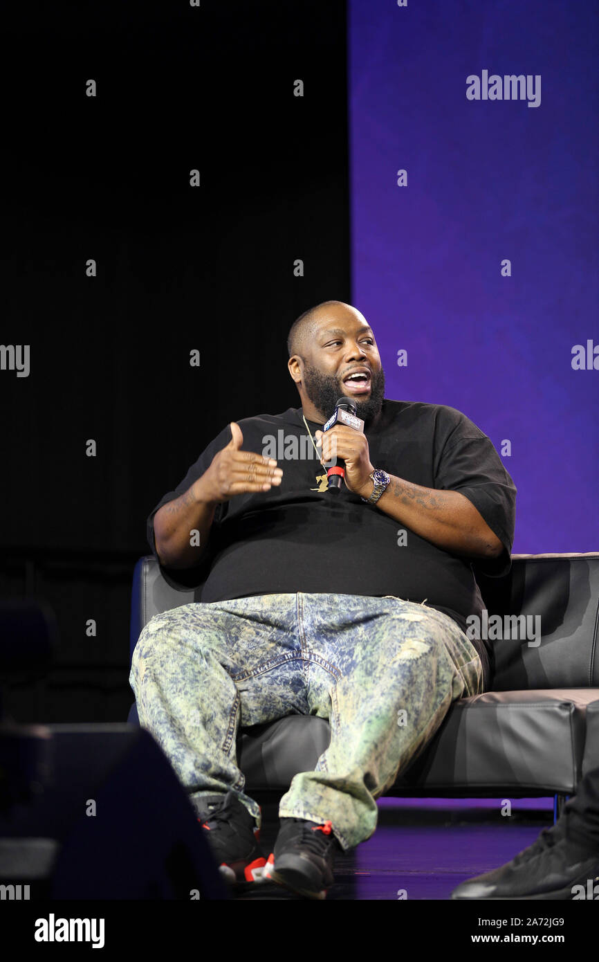 Rapper Killer Mike on stage at the Revolt Summit x AT&T LA on October ...