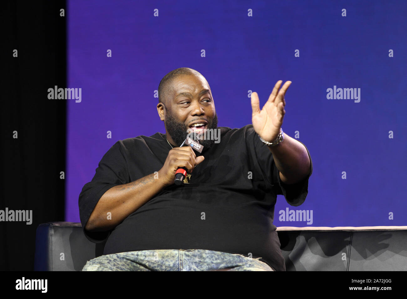 Rapper Killer Mike on stage at the Revolt Summit x AT&T LA on October ...