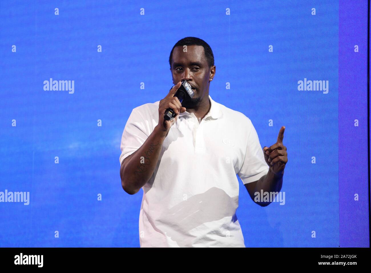 Sean Combs aka Diddy at the Revolt Summit x AT&T LA on October 25, 2019 ...