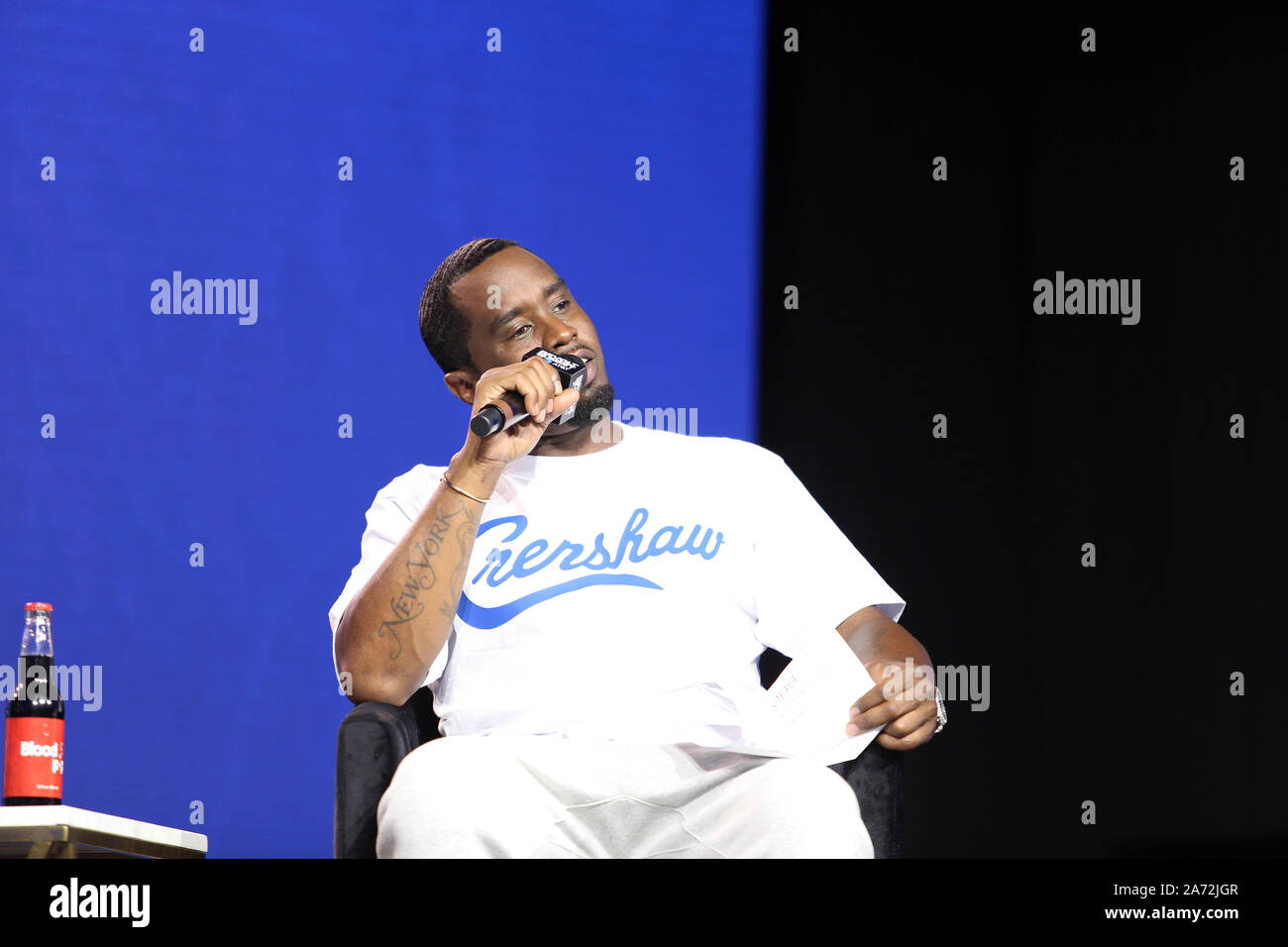 Sean Combs aka Diddy at the Revolt Summit x AT&T LA on October 25, 2019 ...