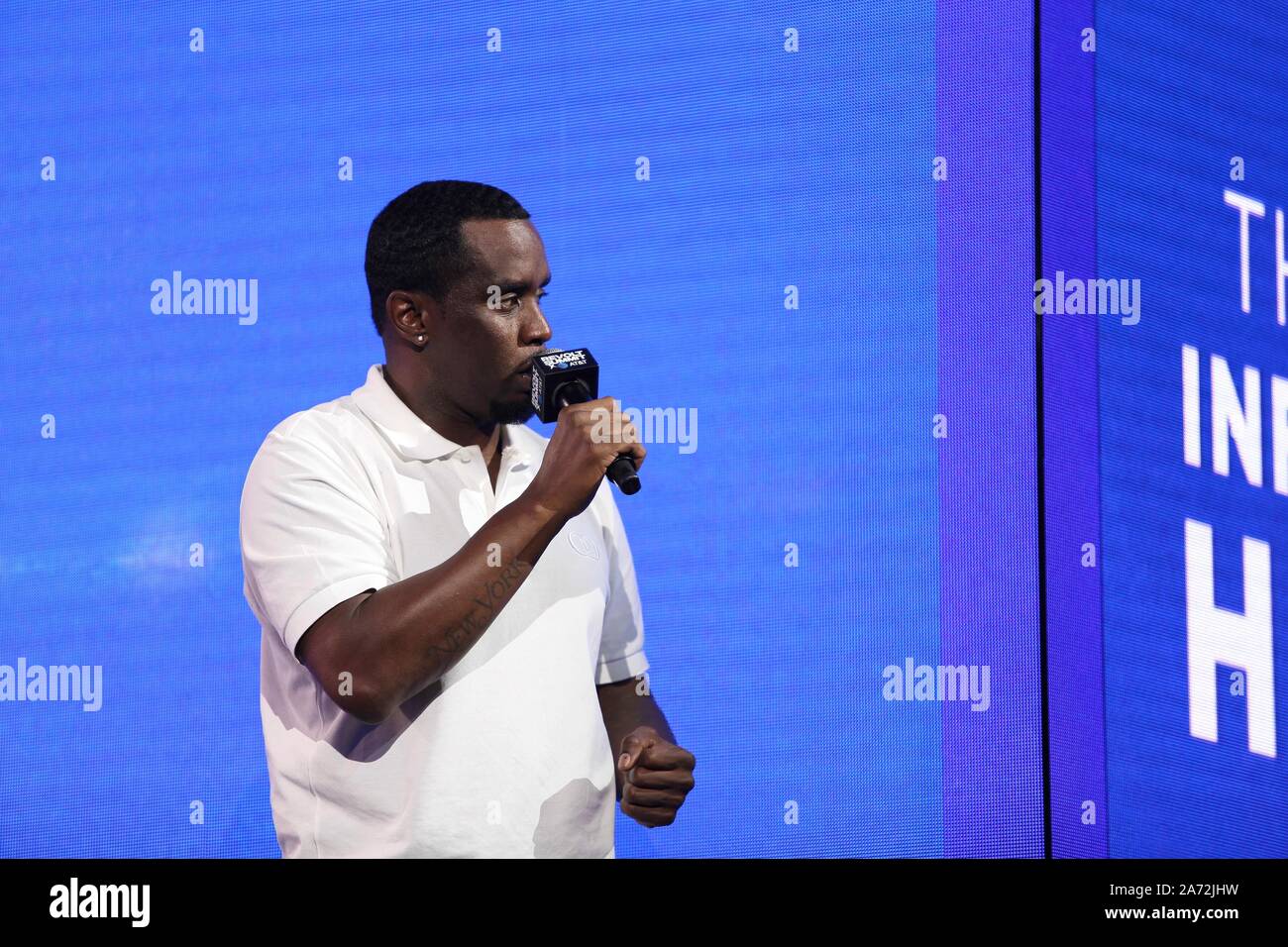 Sean Combs aka Diddy at the Revolt Summit x AT&T LA on October 25, 2019 ...