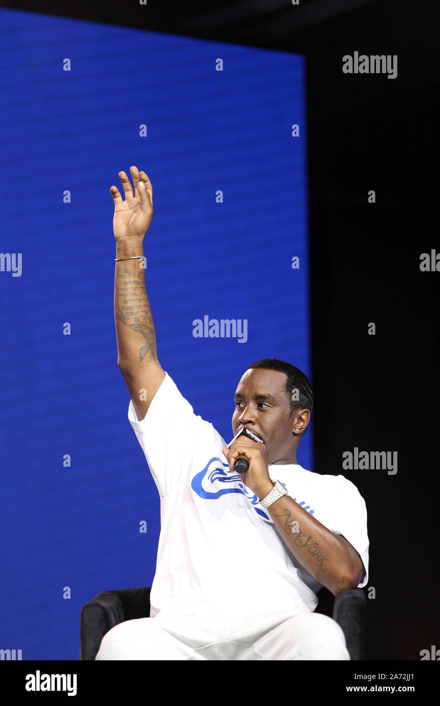 Sean Combs aka Diddy at the Revolt Summit x AT&T LA on October 25, 2019 ...