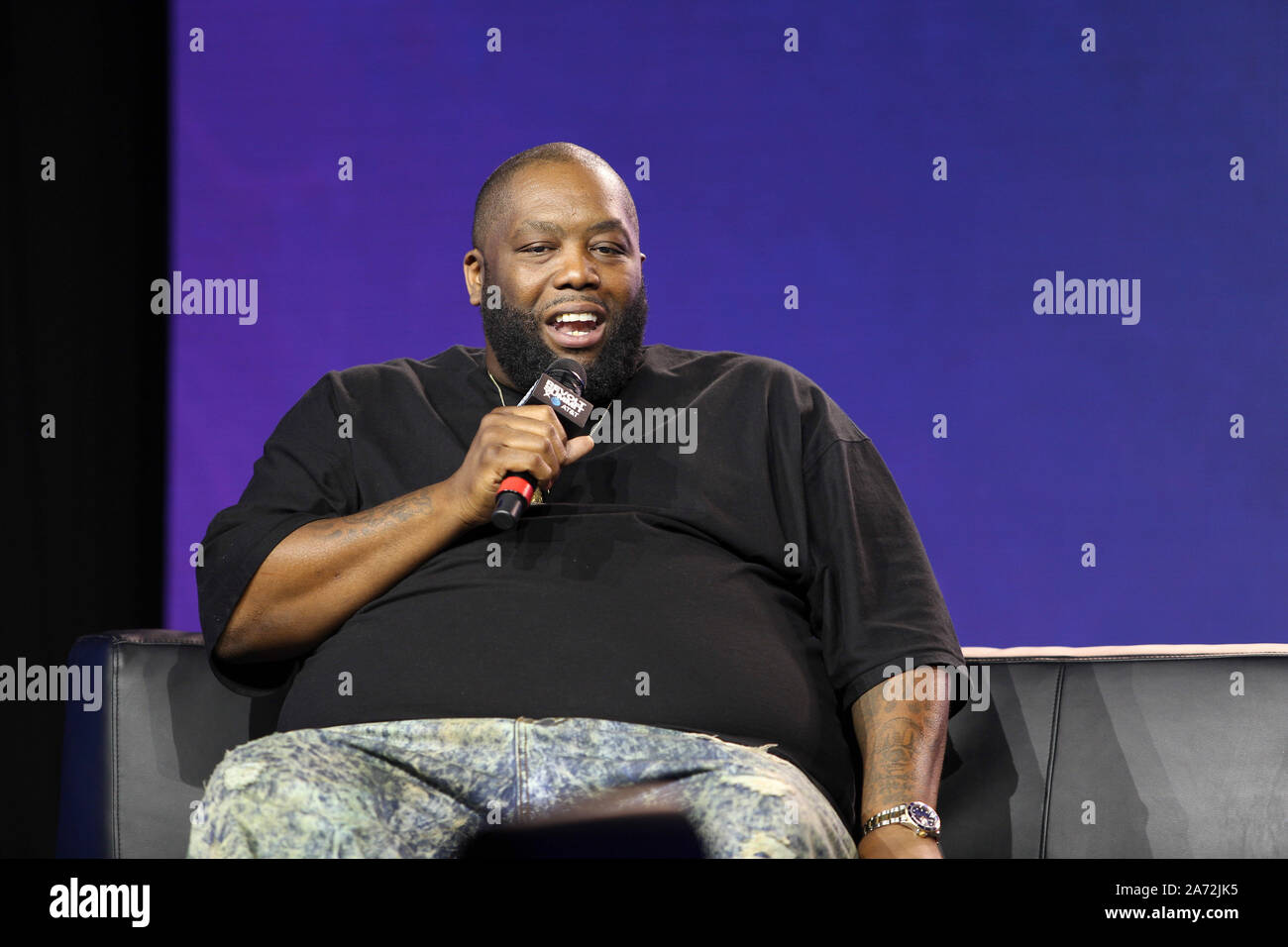 Rapper Killer Mike on stage at the Revolt Summit x AT&T LA on October ...