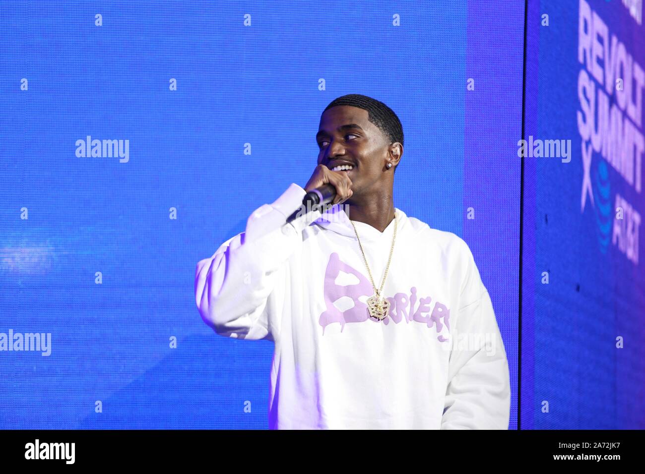 Christian Combs aka King Combs performs at the Revolt Summit x AT&T LA ...