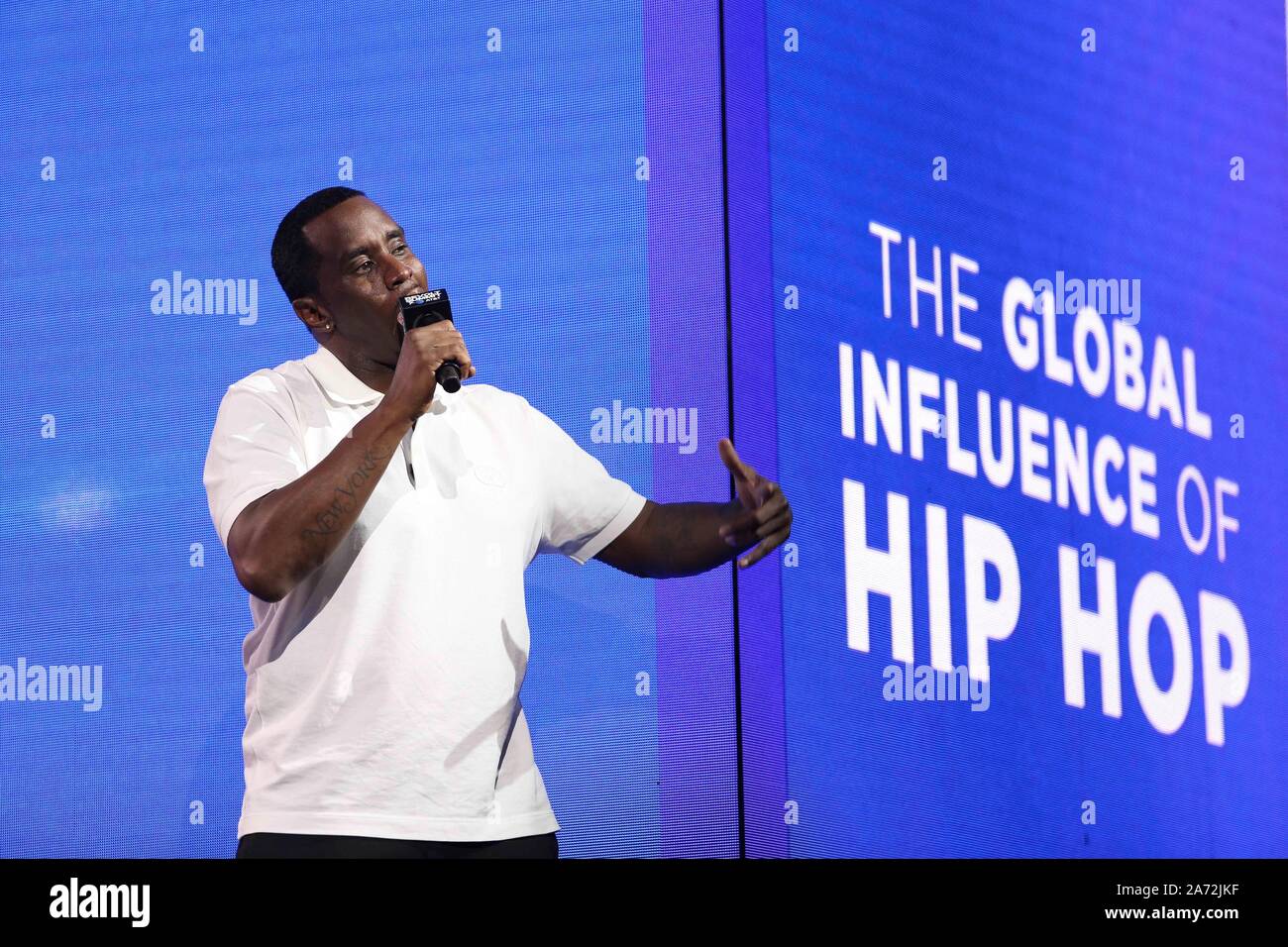 Sean Combs aka Diddy at the Revolt Summit x AT&T LA on October 25, 2019 ...