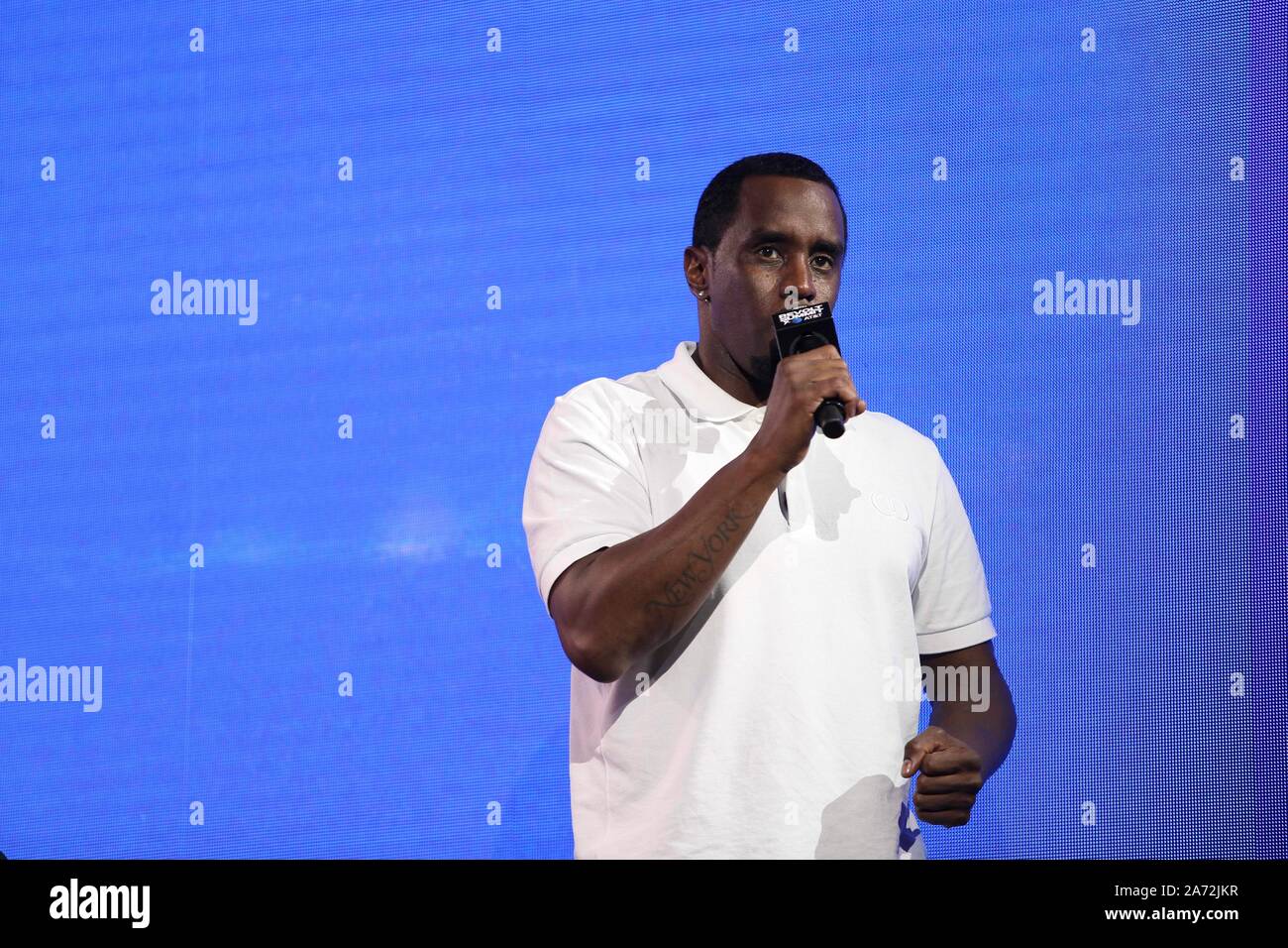 Sean Combs aka Diddy at the Revolt Summit x AT&T LA on October 25, 2019 ...
