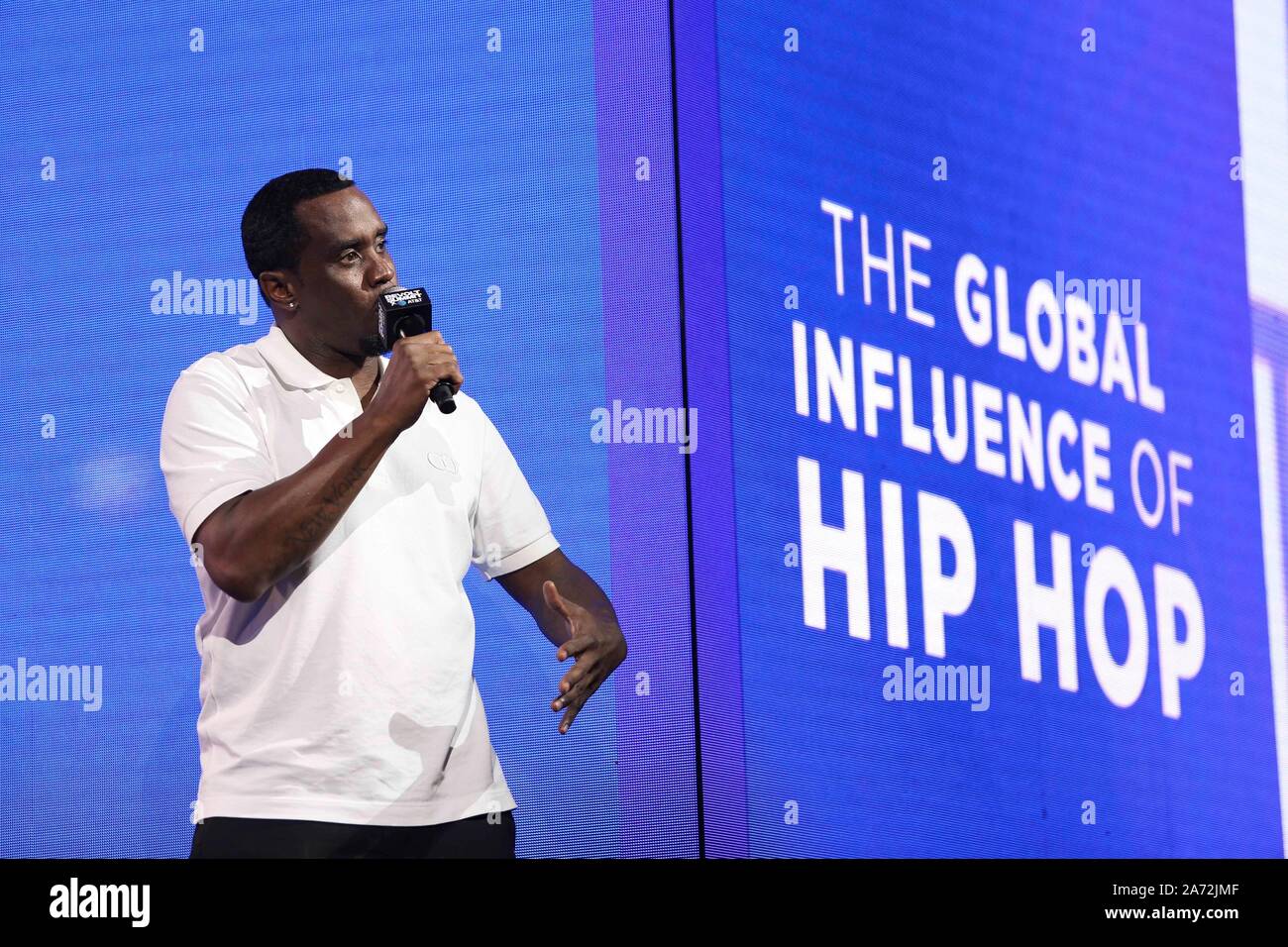 Sean Combs aka Diddy at the Revolt Summit x AT&T LA on October 25, 2019 ...