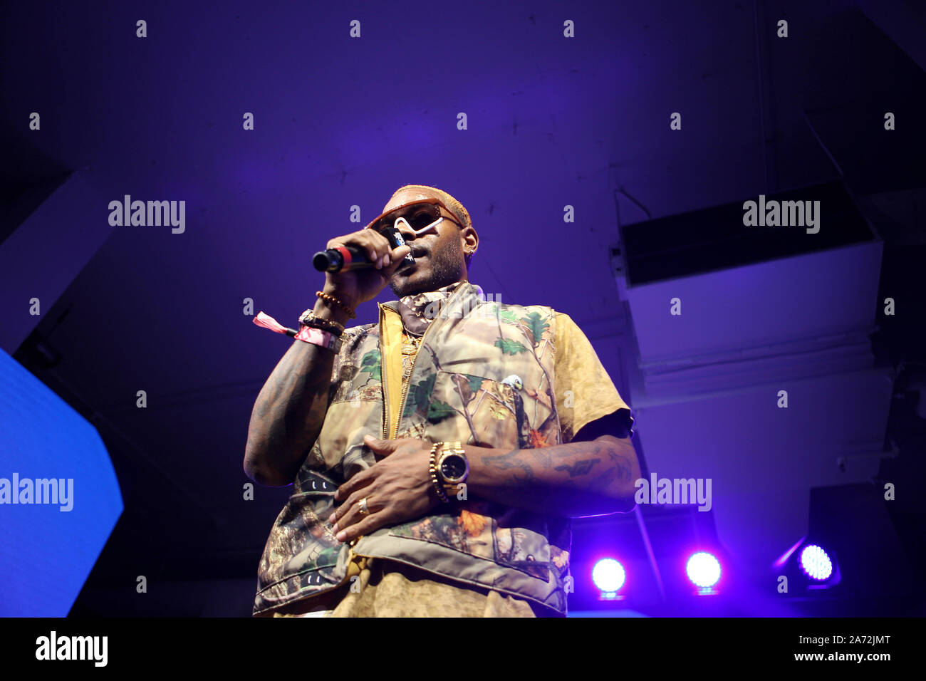 Eric Bellinger performs at the Revolt Summit x AT&T LA on October 26 ...