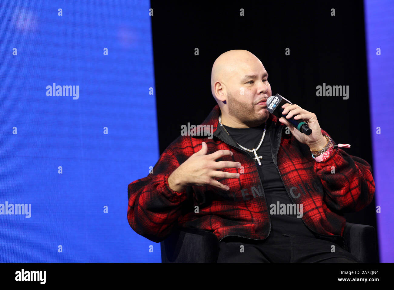 Rapper Fat Joe on stage at the Revolt Summit x AT&T LA on October 25 ...
