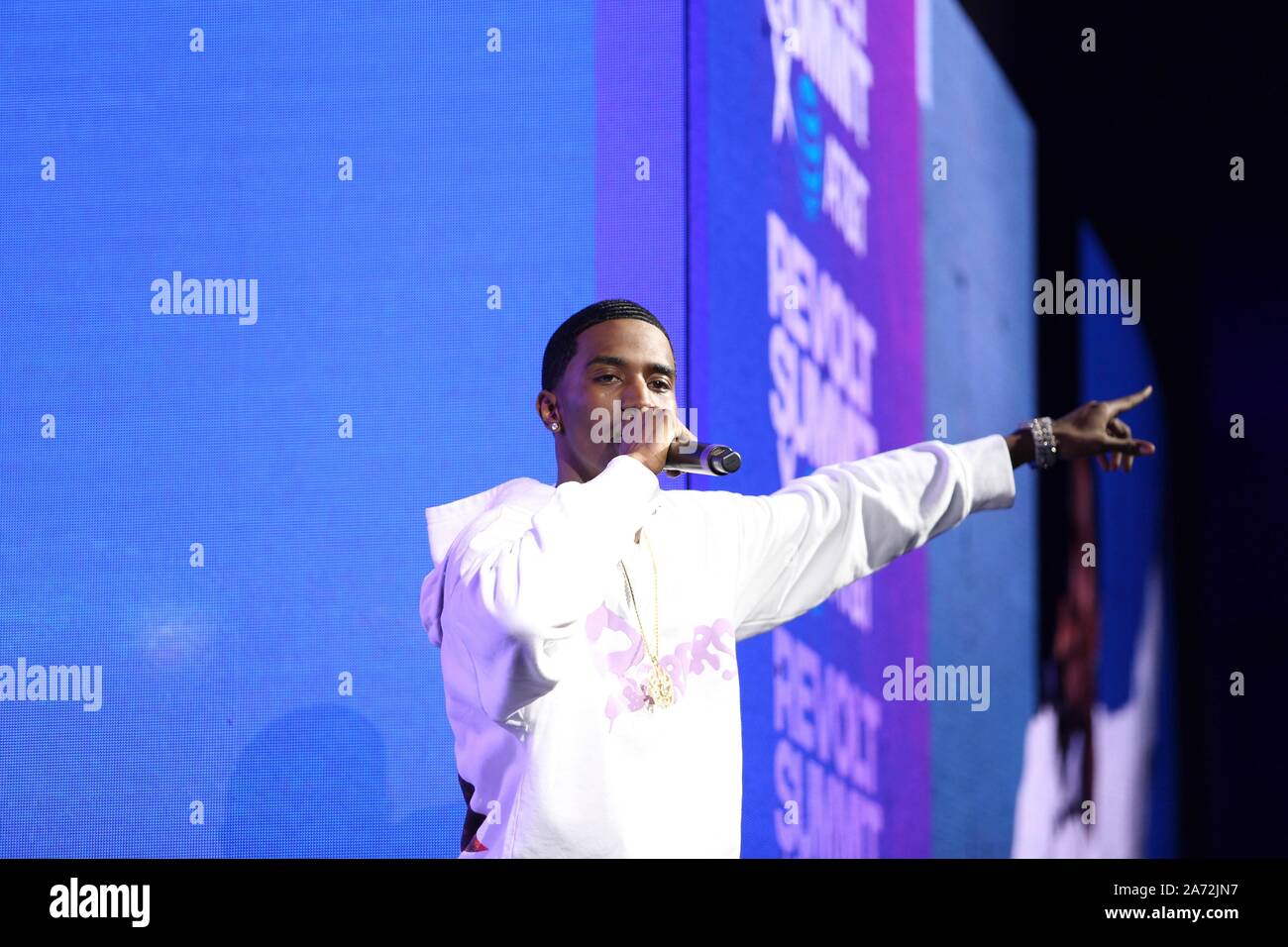 Christian Combs aka King Combs performs at the Revolt Summit x AT&T LA ...