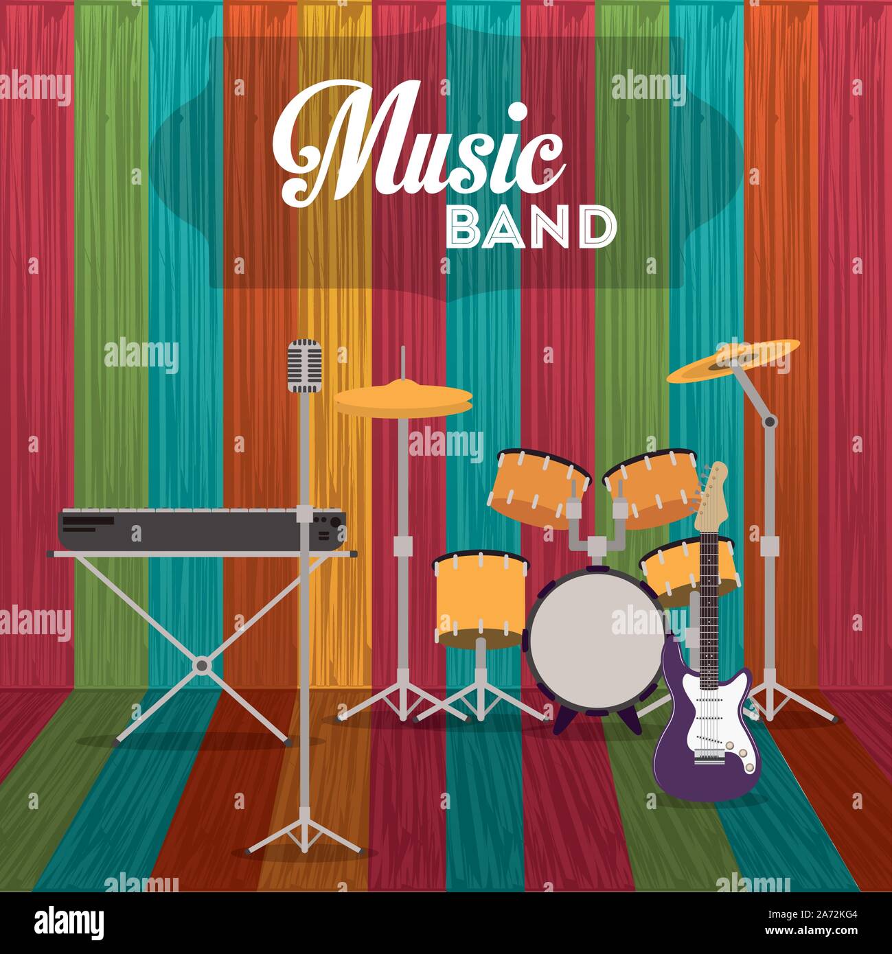Music platform Stock Vector Images - Alamy