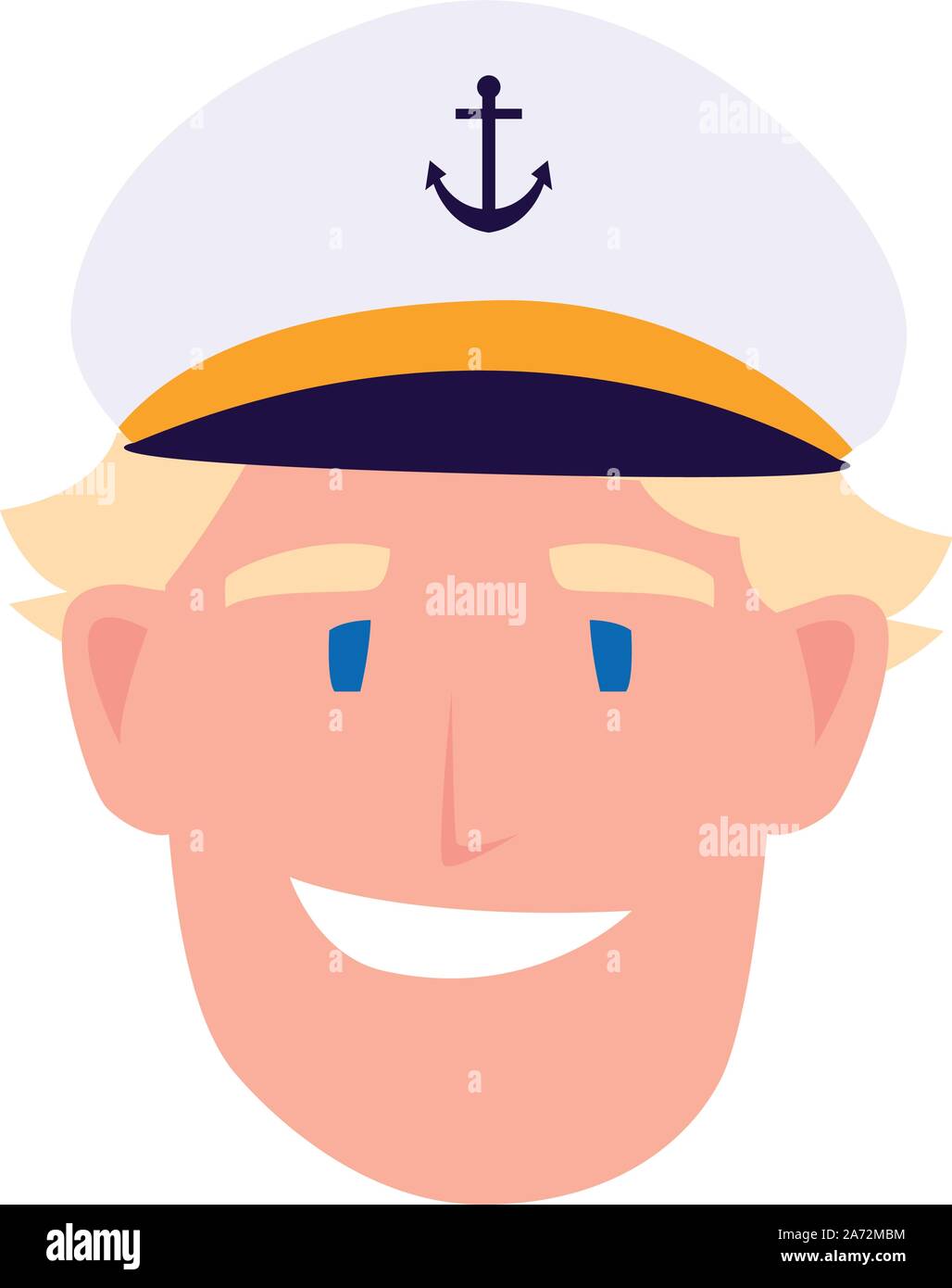 captain person design, Worker professional working occupation job ...