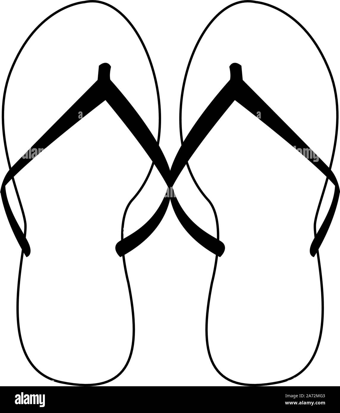 Feet sandals Stock Vector Images - Alamy