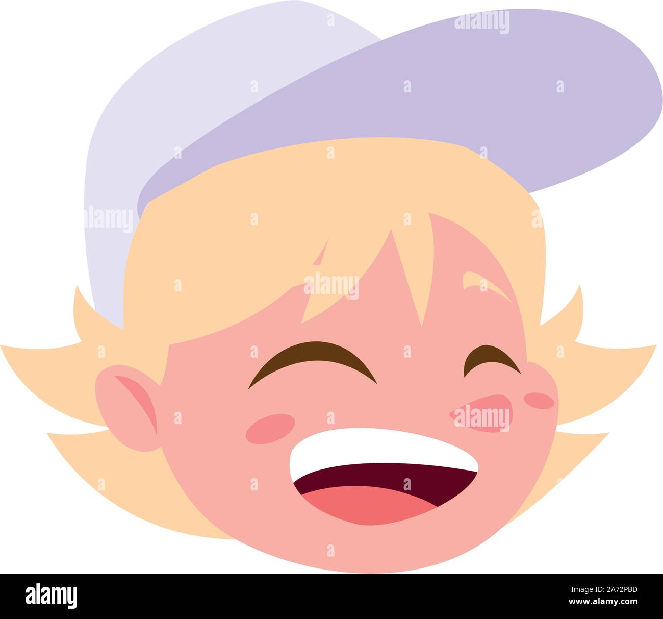 Boy cartoon head design, Kid childhood little people lifestyle and ...