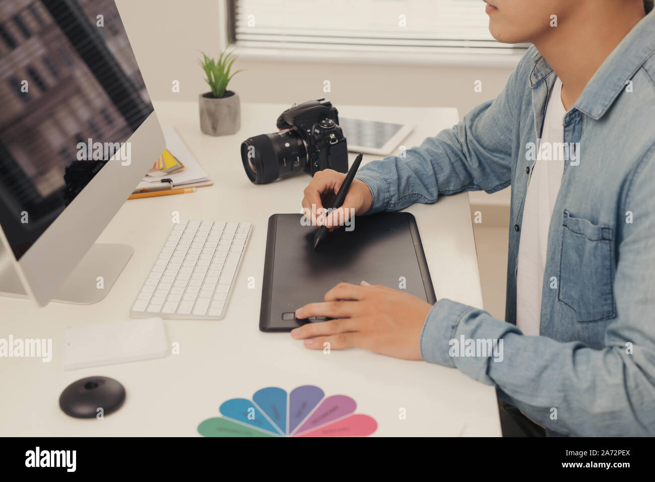 Digital retouching hi-res stock photography and images - Alamy