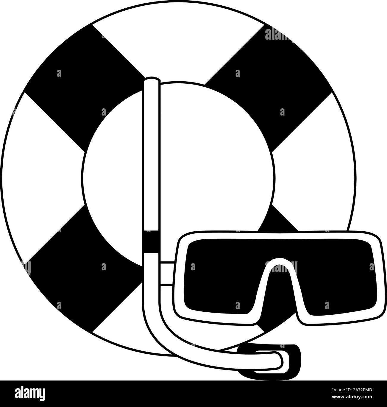 Lifeguard swimming pool Stock Vector Images - Alamy