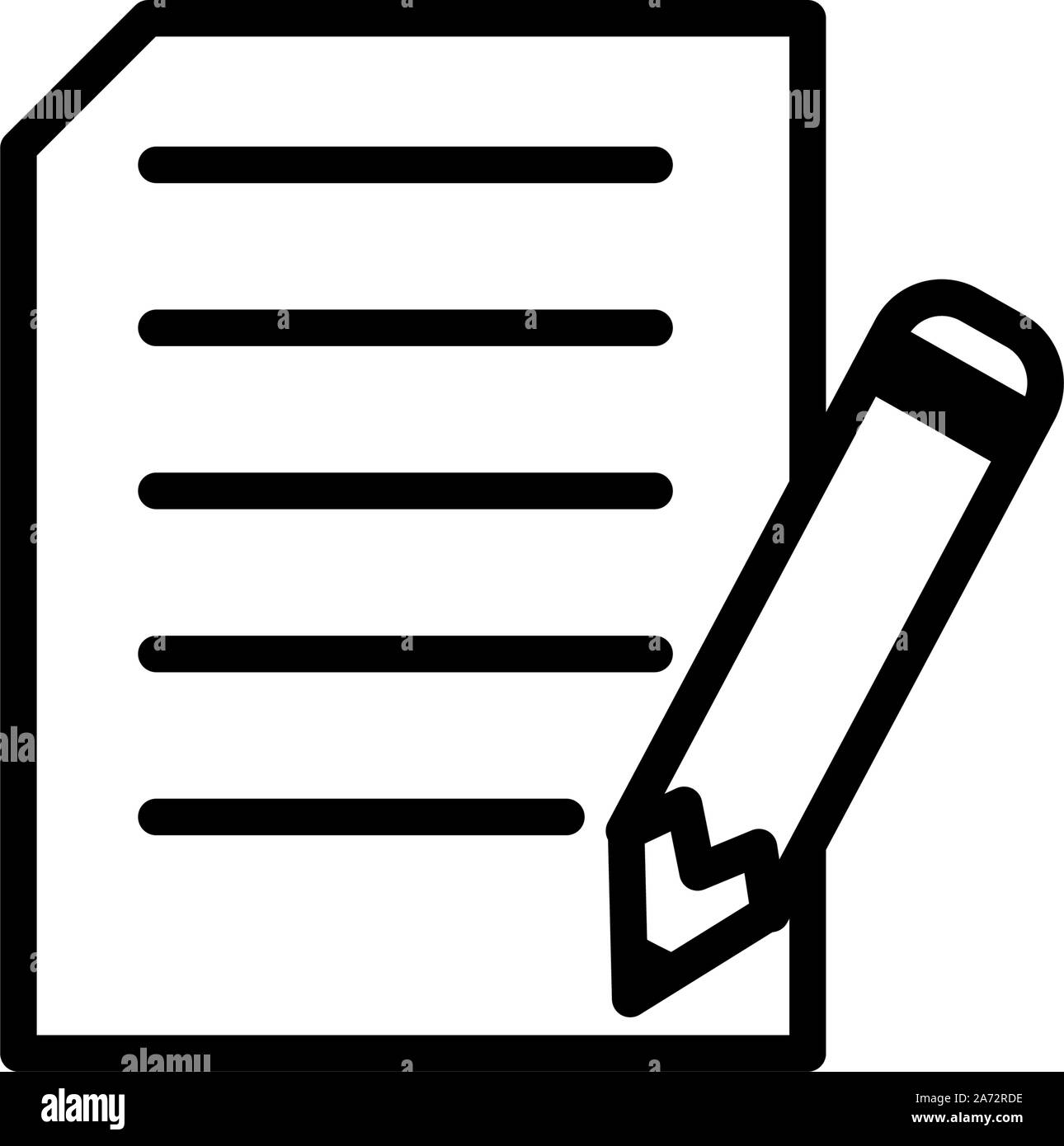 Pencil and paper design, Tool write office object instrument equipment ...