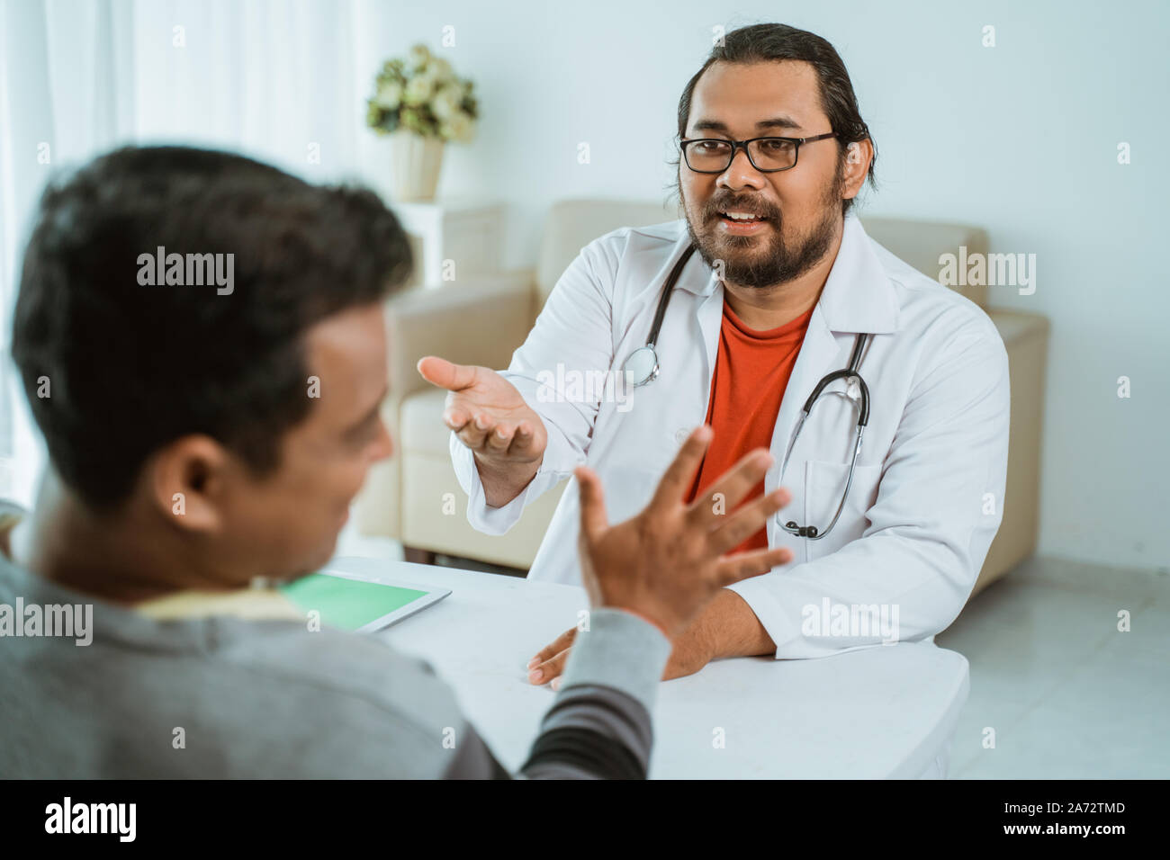 Asking care worker hi-res stock photography and images - Alamy
