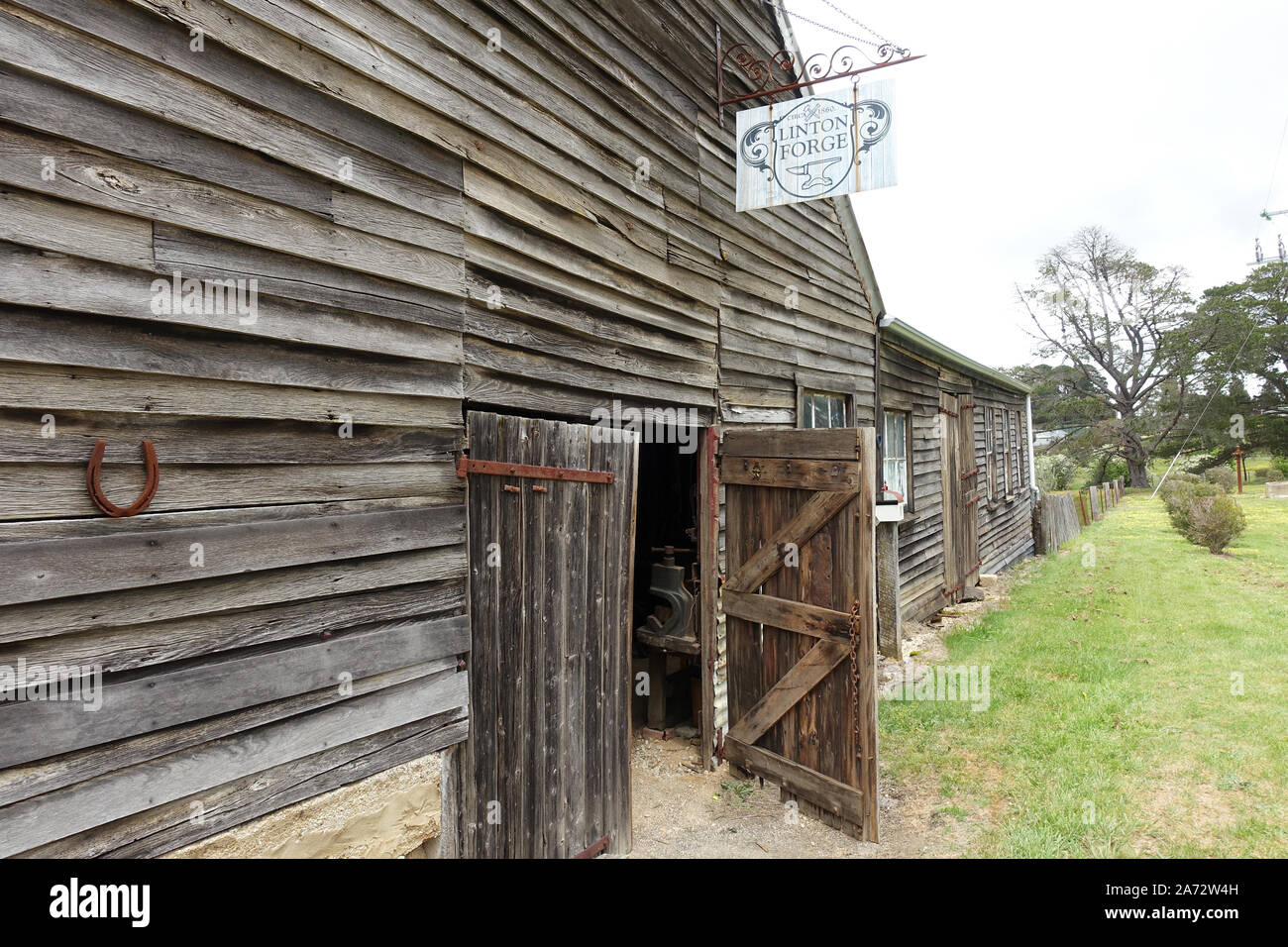 The old forge Stock Photo - Alamy