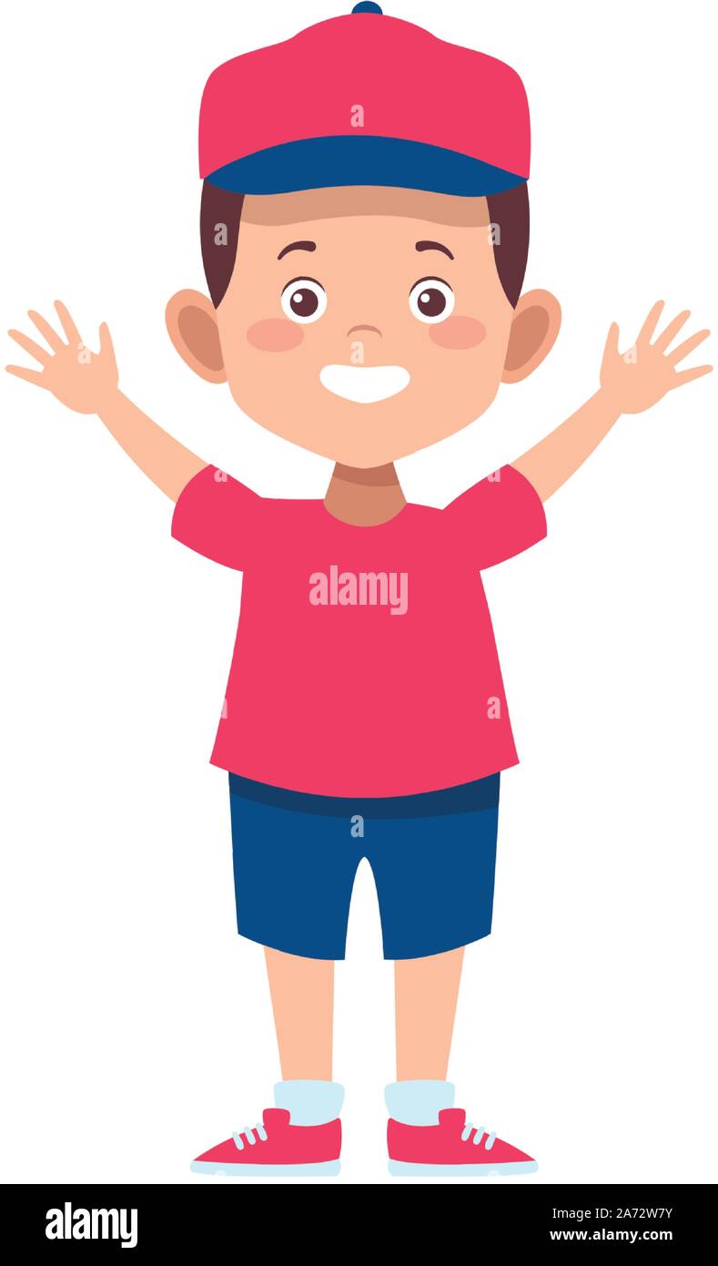 happy little boy icon, flat design Stock Vector Image & Art - Alamy