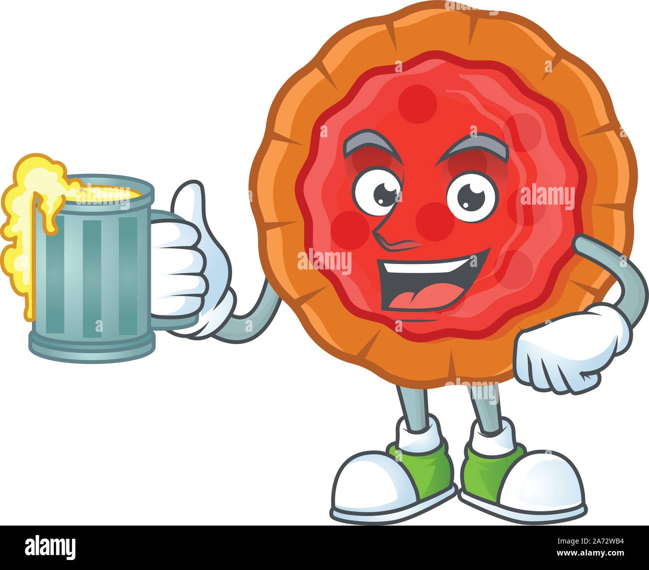Making cherry pie Stock Vector Images - Alamy