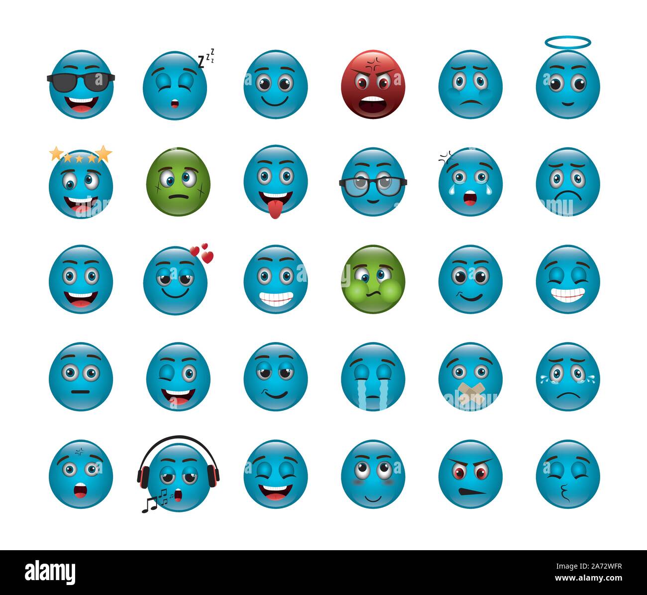Emoji bundle hi-res stock photography and images - Alamy