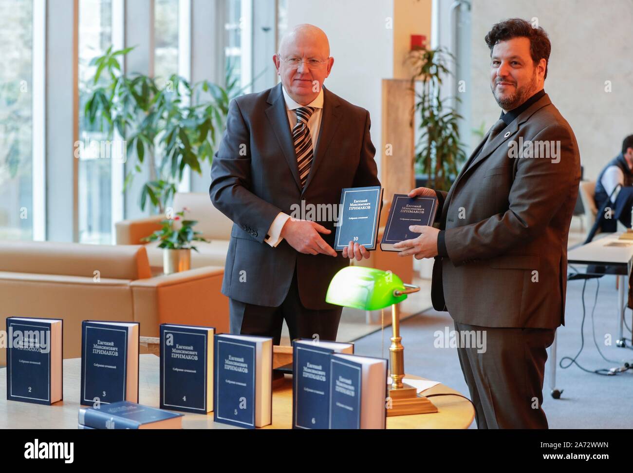 United Nations, New York, USA, October 30, 2019 - Russian Ambassador to ...