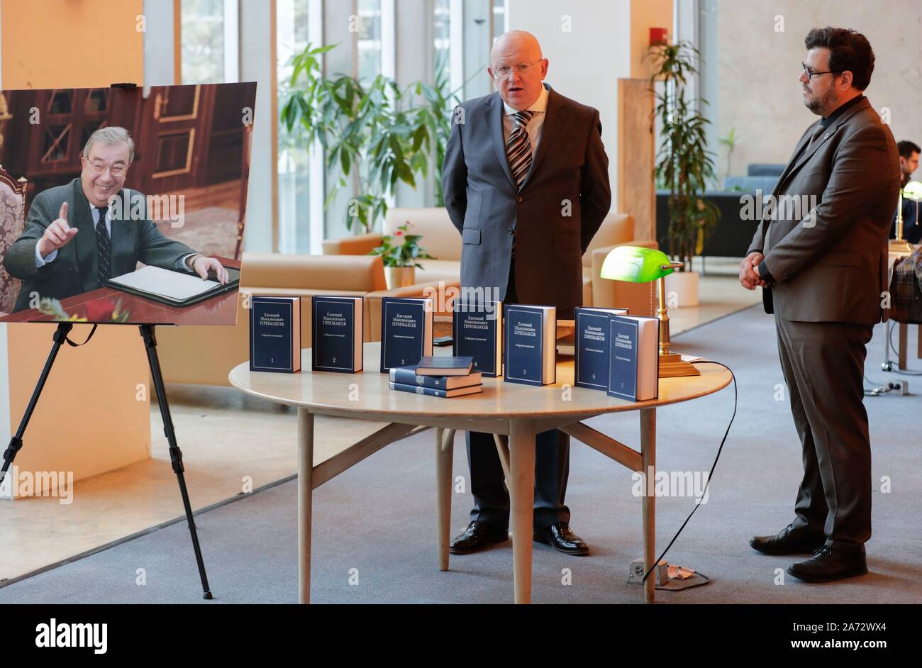 United Nations, New York, USA, October 30, 2019 - Russian Ambassador to ...