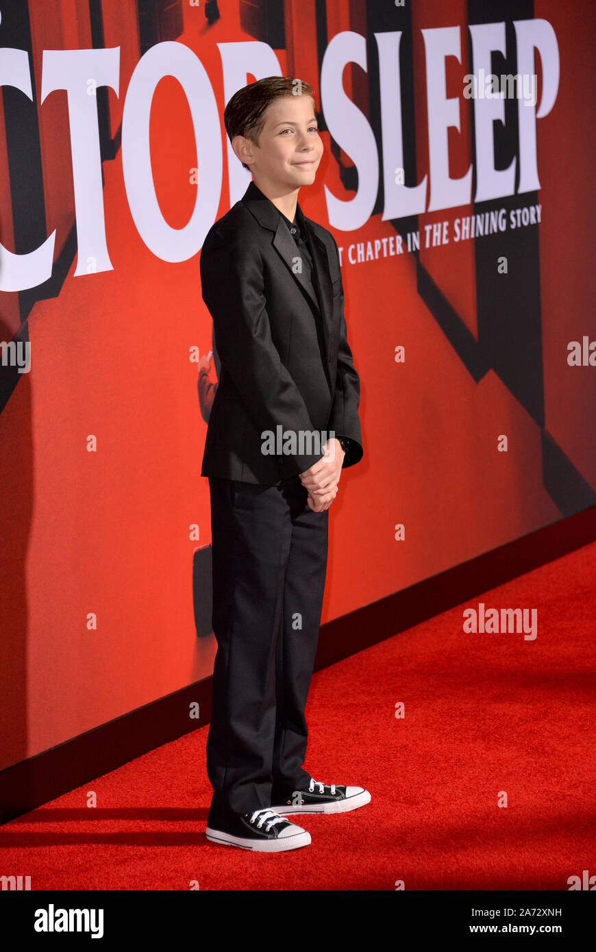 LOS ANGELES, USA. October 29, 2019: Jacob Tremblay at the US premiere ...