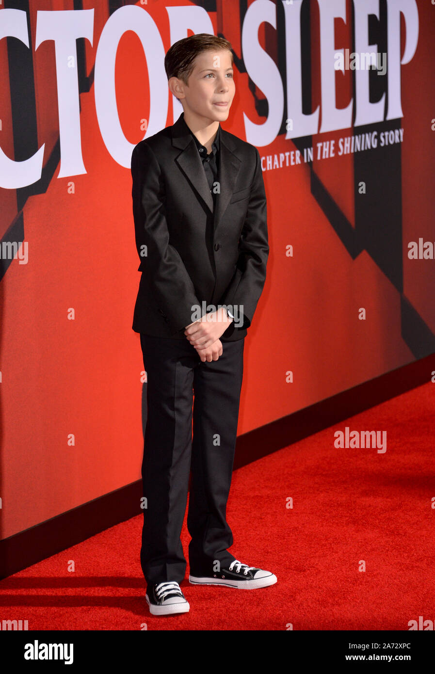 LOS ANGELES, USA. October 29, 2019: Jacob Tremblay at the US premiere ...