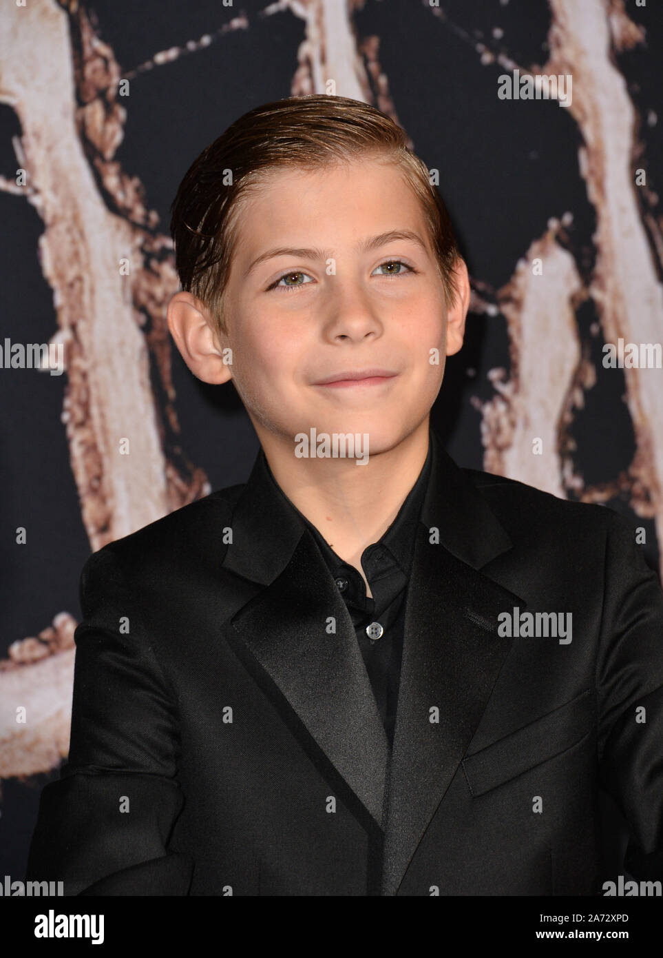 LOS ANGELES, USA. October 29, 2019: Jacob Tremblay at the US premiere ...