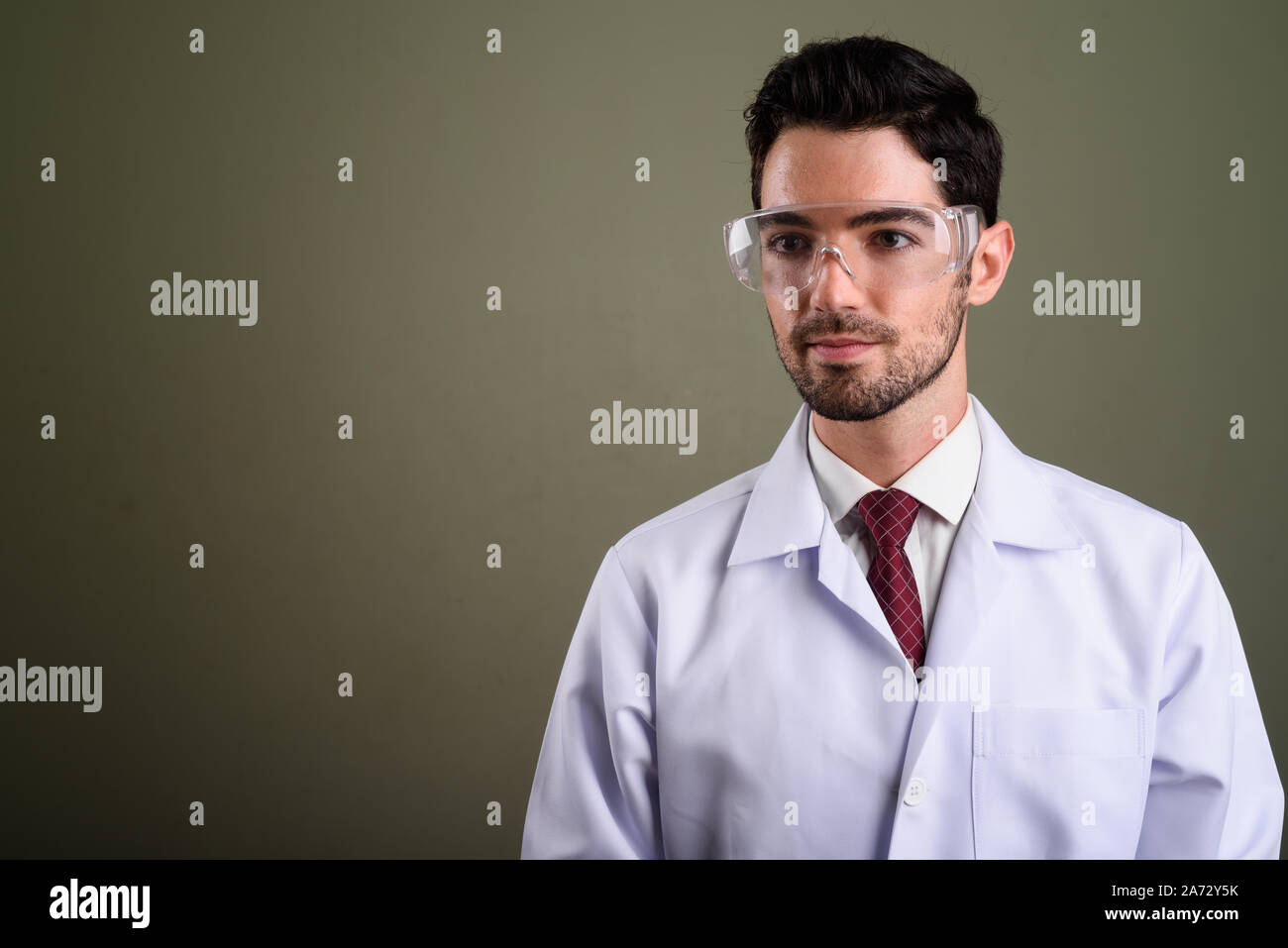 Close up male scientist hi-res stock photography and images - Alamy