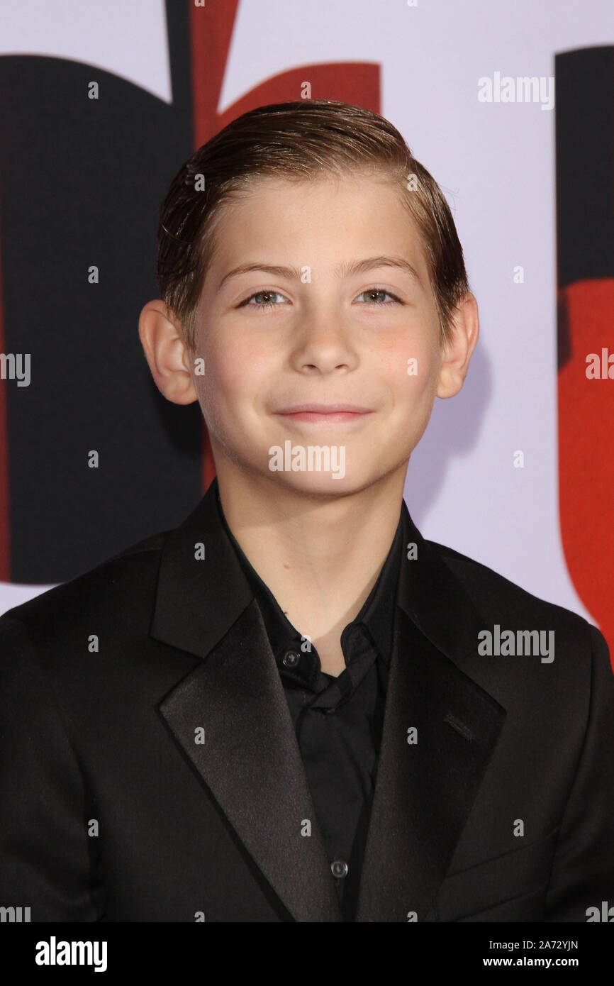 Los Angeles, USA. 29th Oct, 2019. Jacob Tremblay at Warner Bros ...