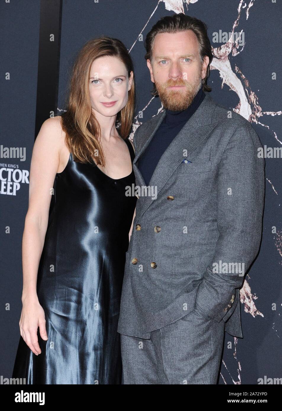 Los Angeles, CA. 29th Oct, 2019. Rebecca Ferguson, Ewan McGregor at ...