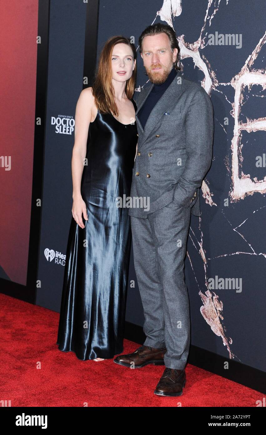 Los Angeles, CA. 29th Oct, 2019. Rebecca Ferguson, Ewan McGregor at ...