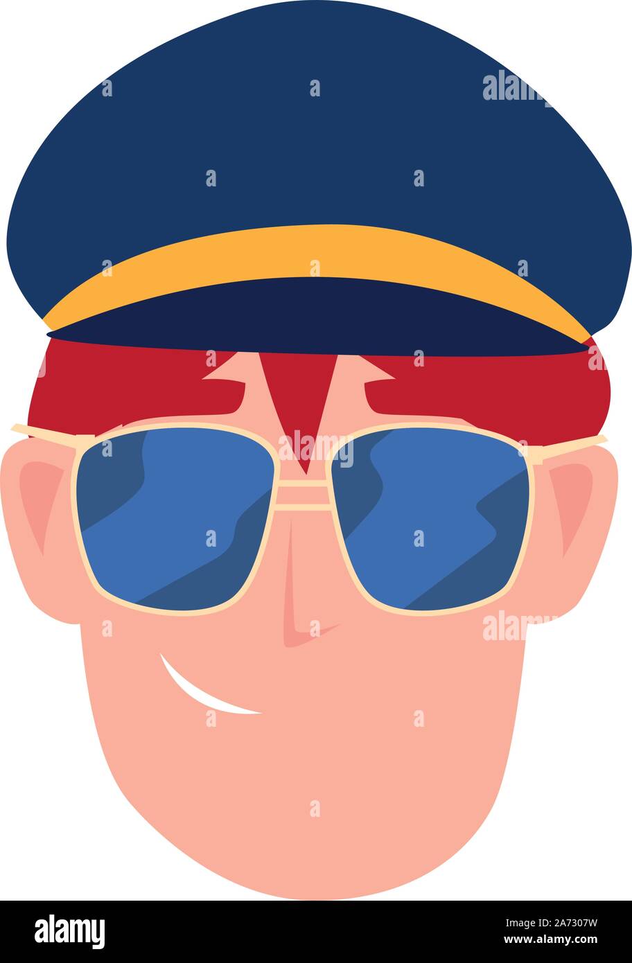 pilot person design, Worker professional working occupation job ...