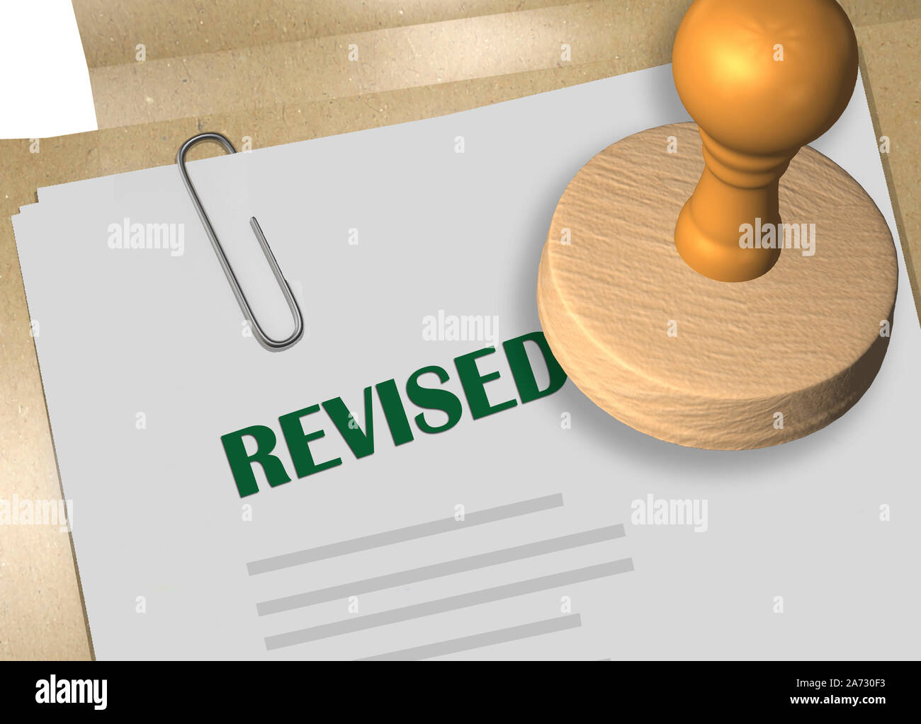 Revised stamp hi-res stock photography and images - Alamy
