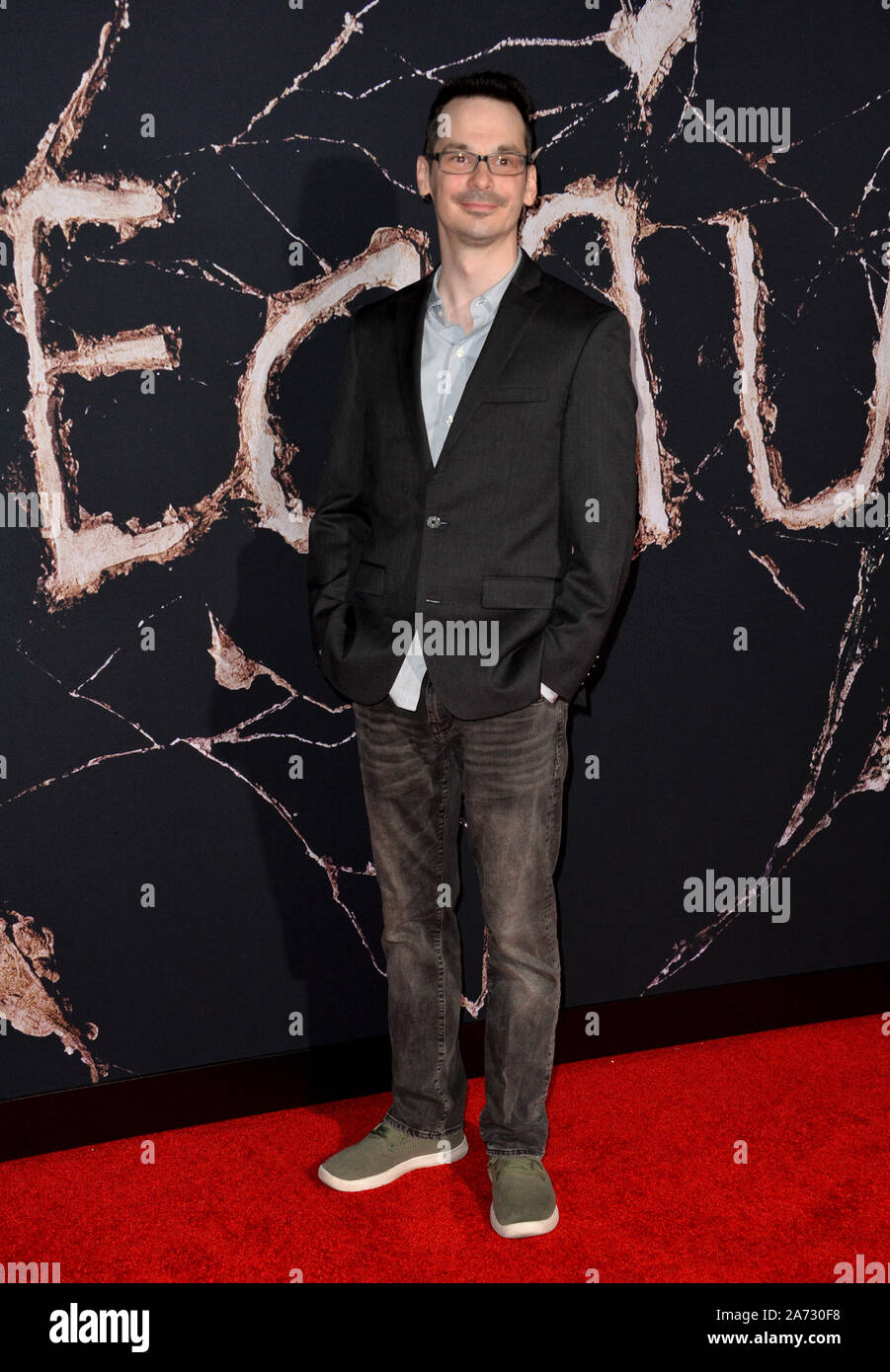 LOS ANGELES, USA. October 29, 2019: James Flanagan at the US premiere ...