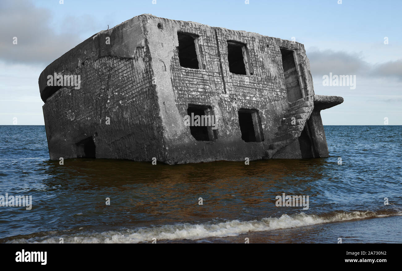 Abandoned old northern fortress in Liepaja, Latvia Stock Photo - Alamy