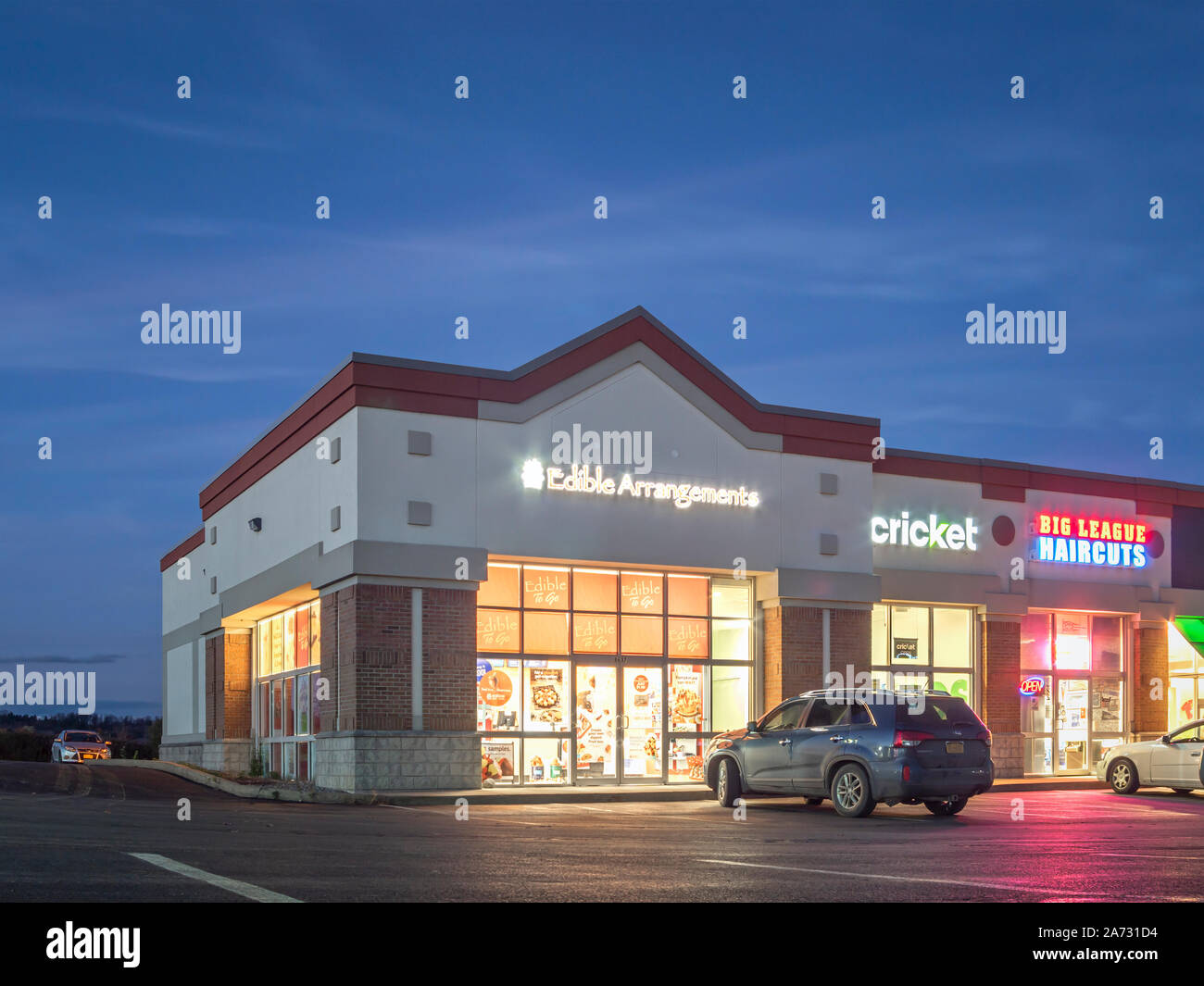 New Hartford, New York - Oct 29, 2019: Storefront of an Edible ...