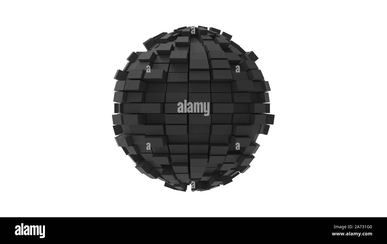 3d rendering of a sphere that looks like its exploding expanding Stock ...