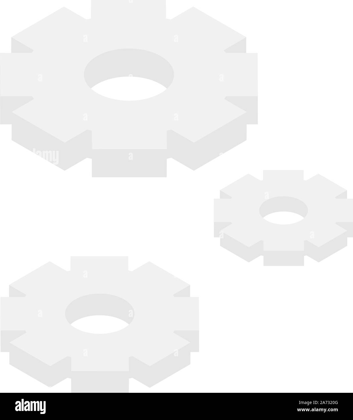 Gear wheel system icon, isometric style Stock Vector Image & Art - Alamy