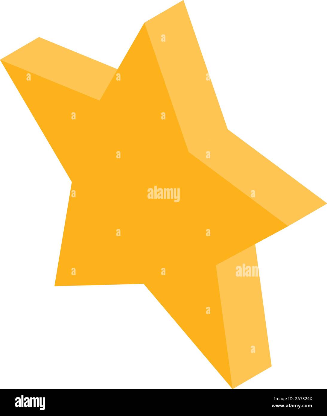 Small gold star isolated Stock Vector Images - Alamy