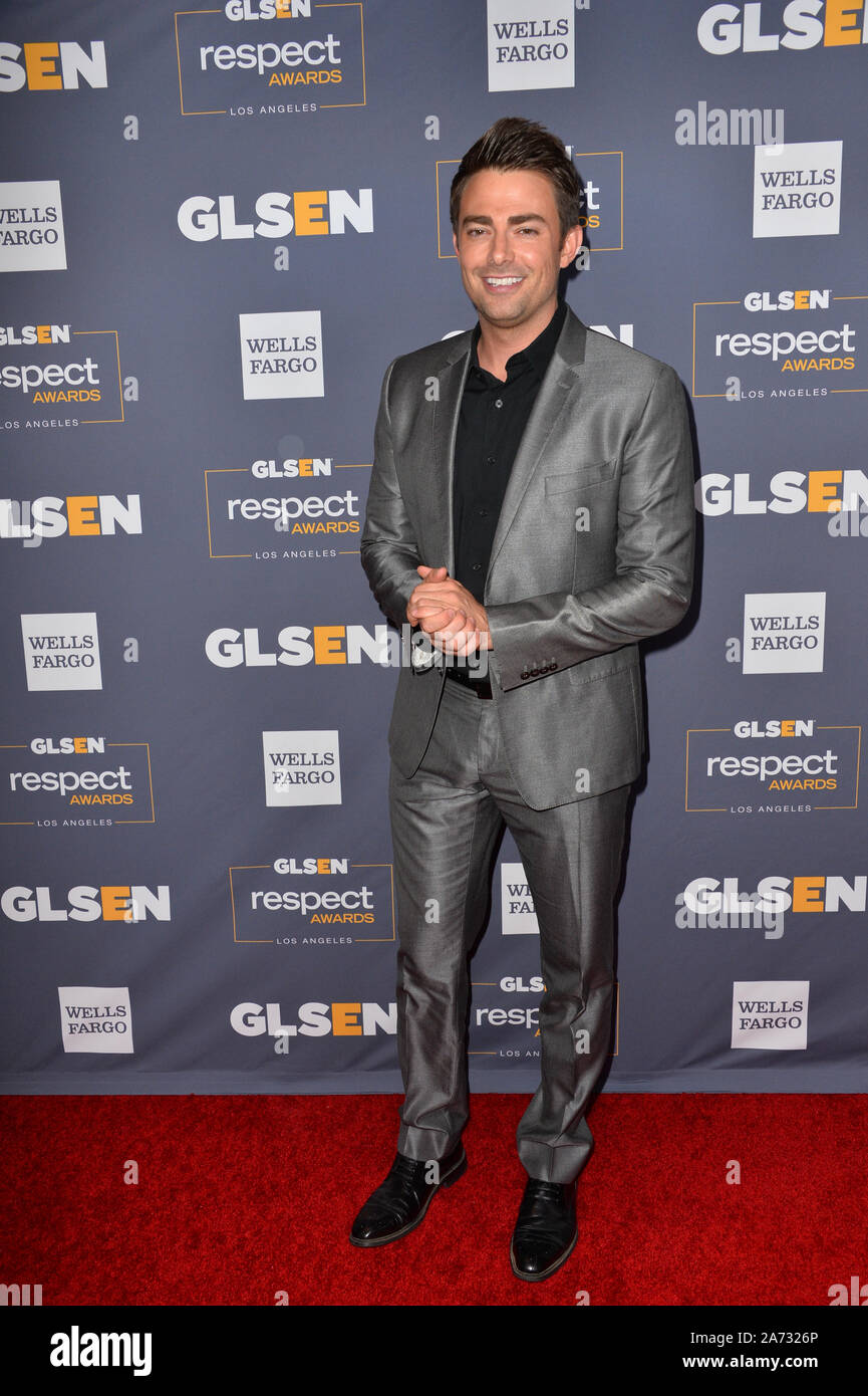 LOS ANGELES, USA. October 26, 2019: Jonathan Bennett at the GLSEN ...