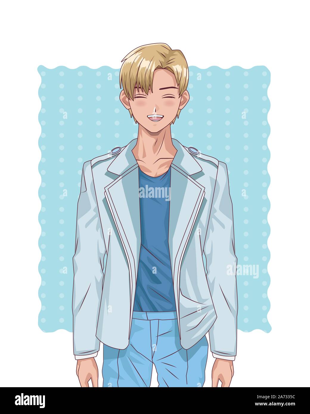 Blond hair hairstyle Stock Vector Images - Alamy