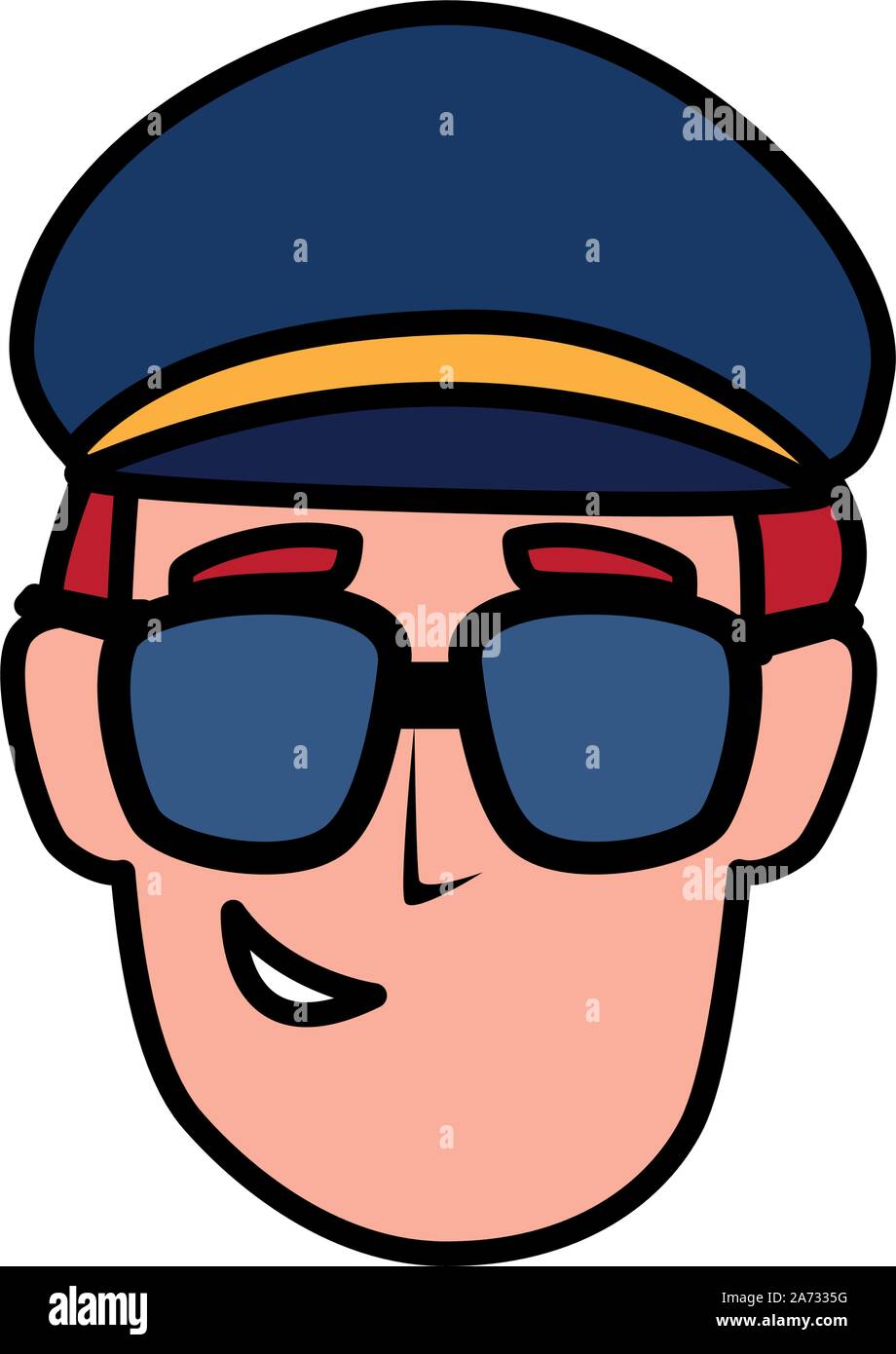 pilot person design, Worker professional working occupation job ...