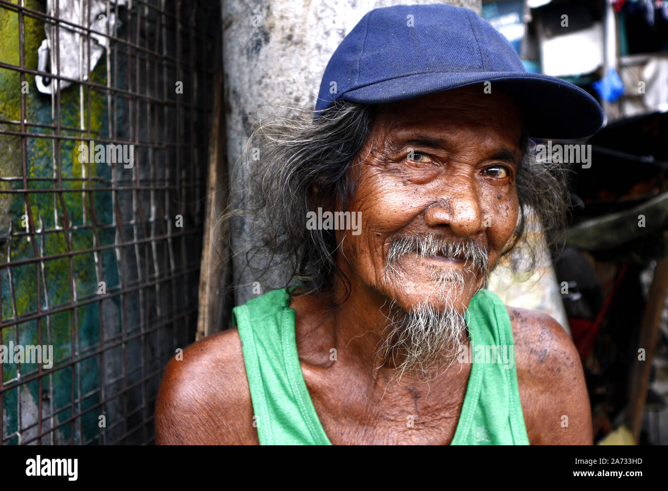 ANTIPOLO CITY, PHILIPPINES – OCTOBER 28, 2019: Adult Filipino man with ...